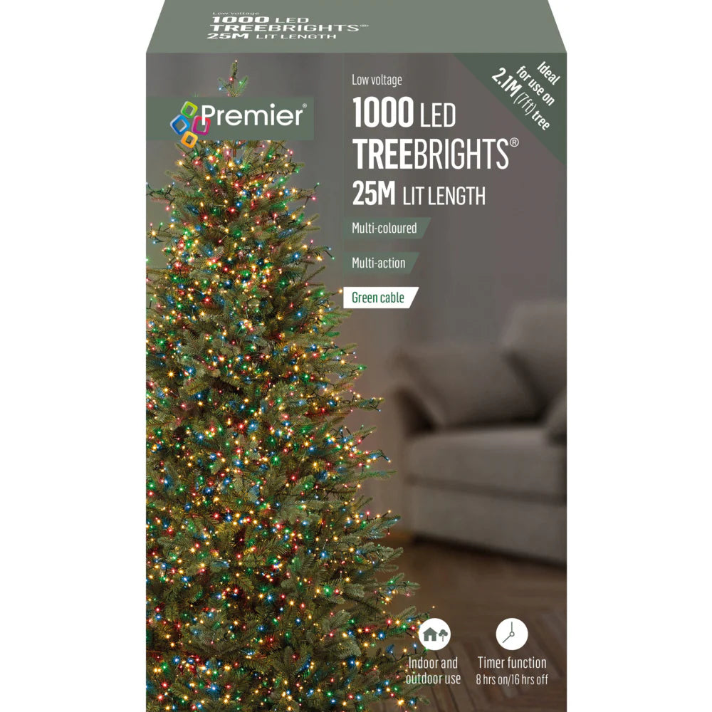 PREMIER 1000 LED Multi-Action Treebrights with Timer - Multi Coloured ...