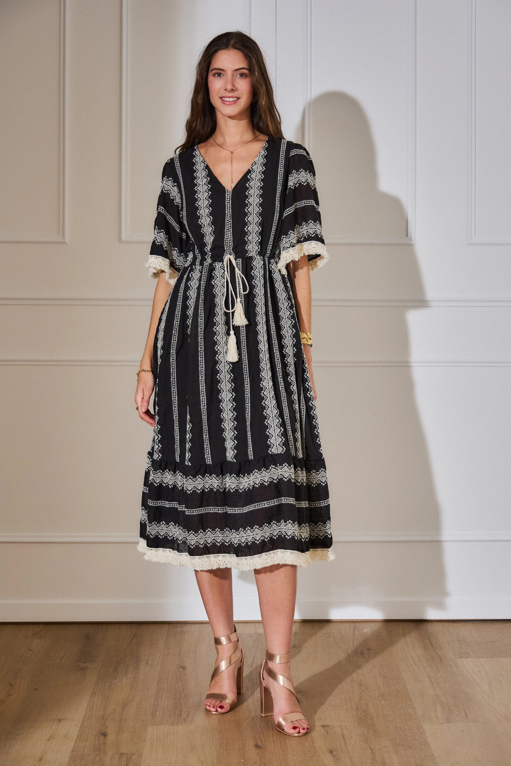 COPE CLOTHING Bohemian Style Dress - Black – The Cope