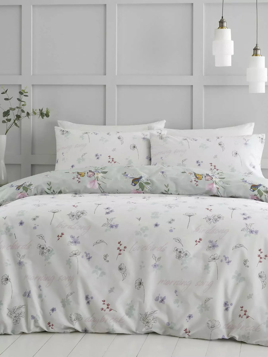 CATHERINE LANSFIELD : Songbird Sage Bedding – The Cope