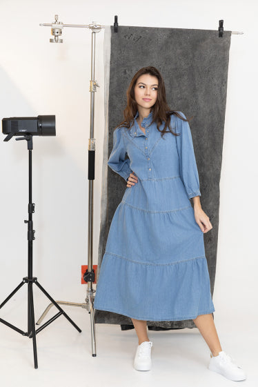 COPE CLOTHING : Denim Dress – The Cope
