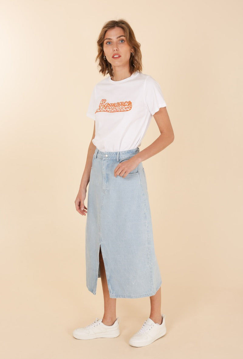 COPE CLOTHING : Maxi Denim Skirt – The Cope