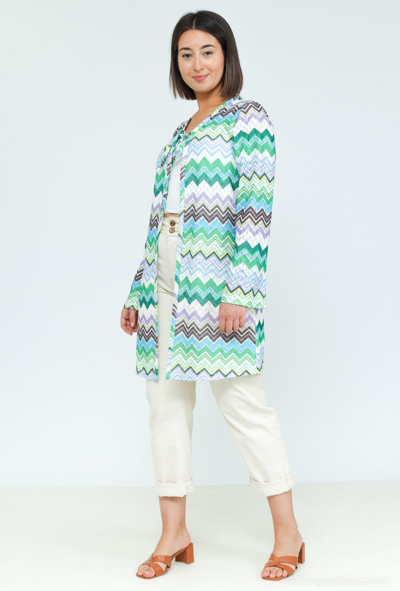 COPE CLOTHING : Zig-Zag Cardi - Green – The Cope