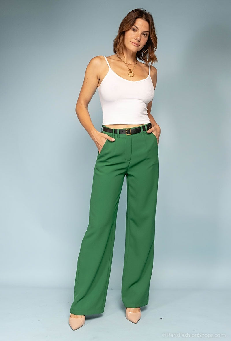 COPE CLOTHING : Tailored Trousers - Green – The Cope