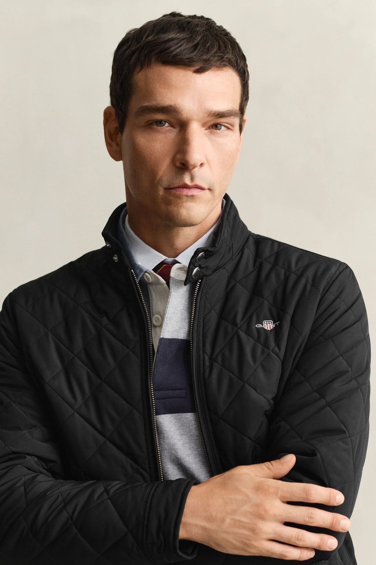 GANT Quilted Windcheater Jacket - Black – The Cope