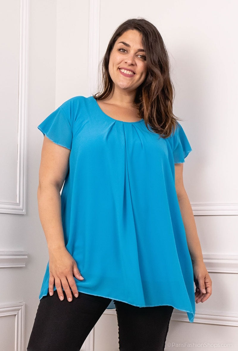 COPE CLOTHING : Curve Collection Chiffon Layered Top – The Cope