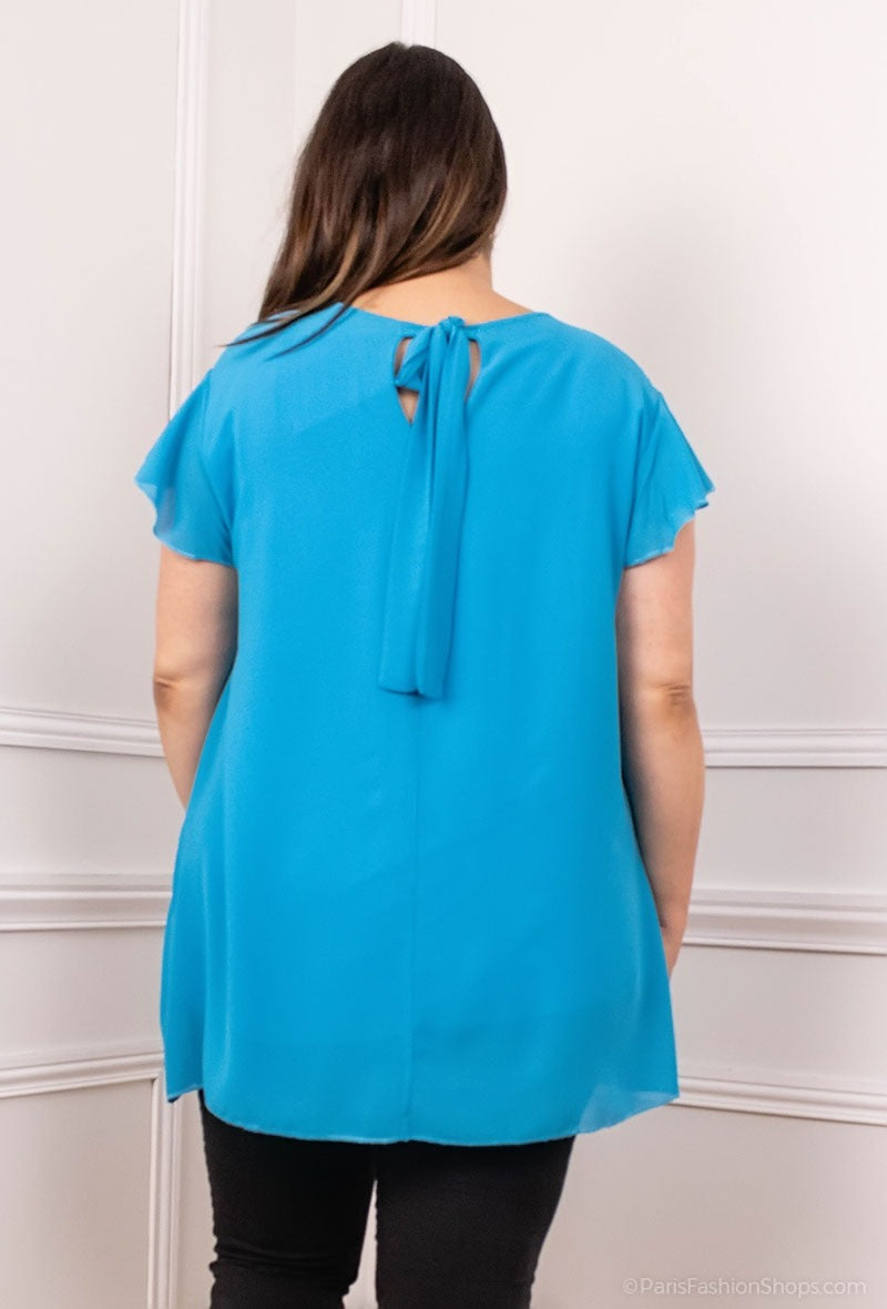 COPE CLOTHING : Curve Collection Chiffon Layered Top – The Cope
