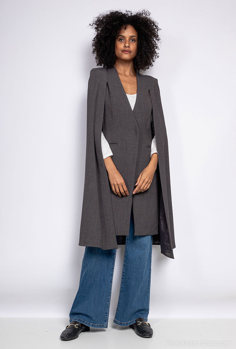 COPE CLOTHING : Long Cape Blazer – The Cope